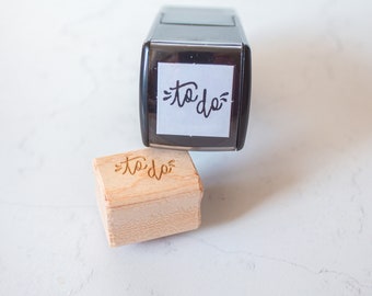 To Do List Rubber Stamp List Stamp Home or Office Today - Etsy