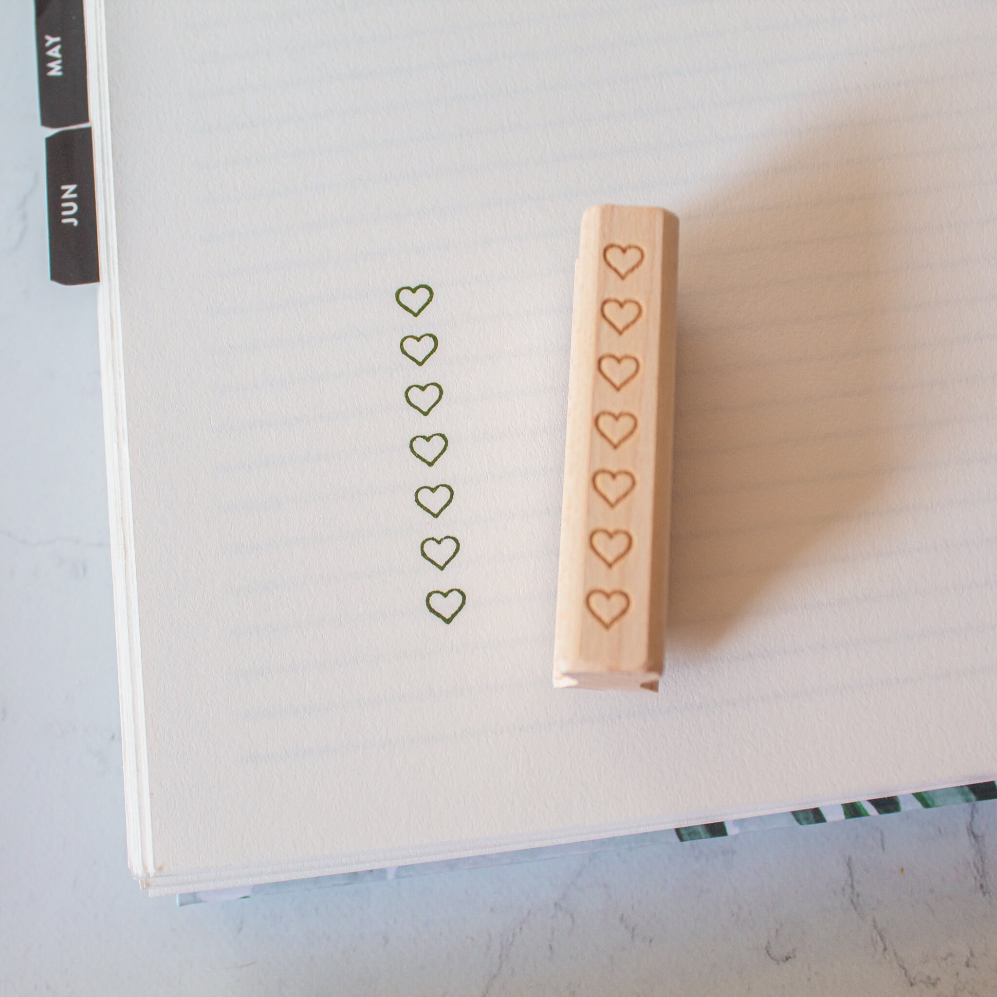 Checkboxes Planner Stamp - Habit Tracker Rubber Stamp for Bullet ...