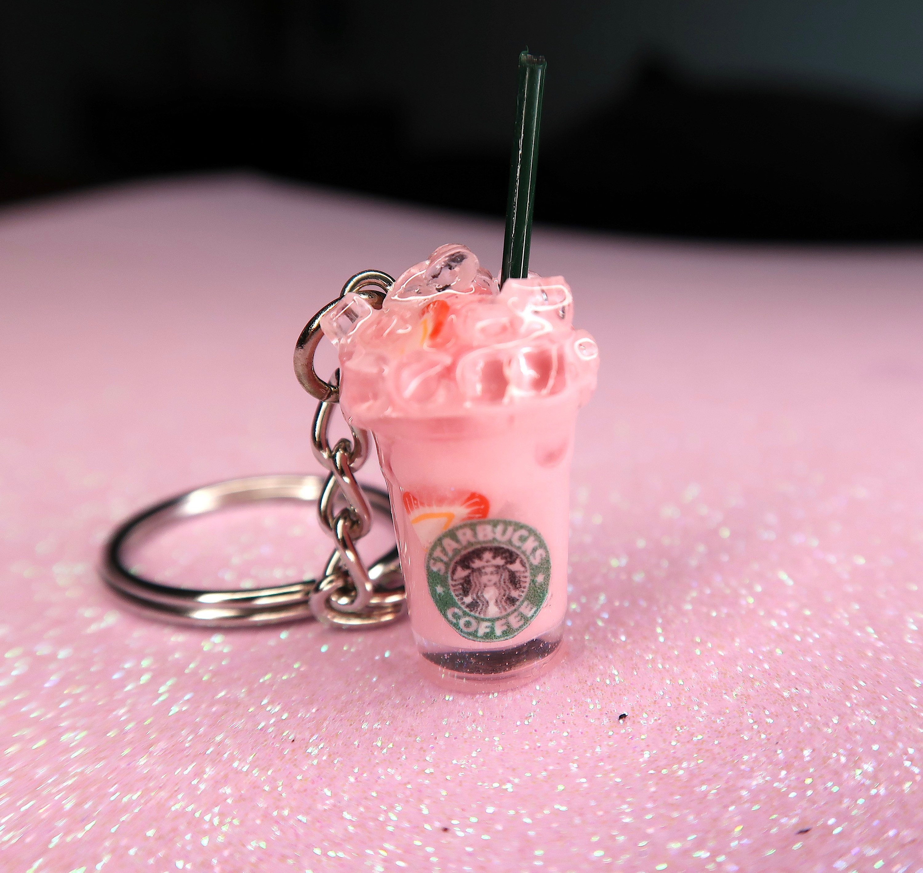 Pink Drink Starbucks Keychain | Etsy