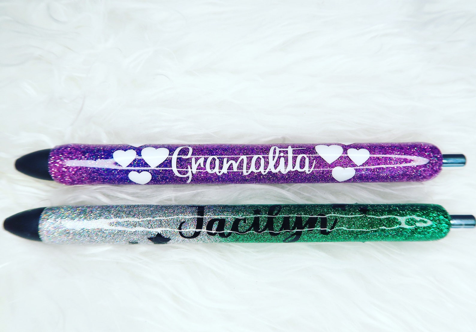 Custom Resin Glitter Pens | Etsy