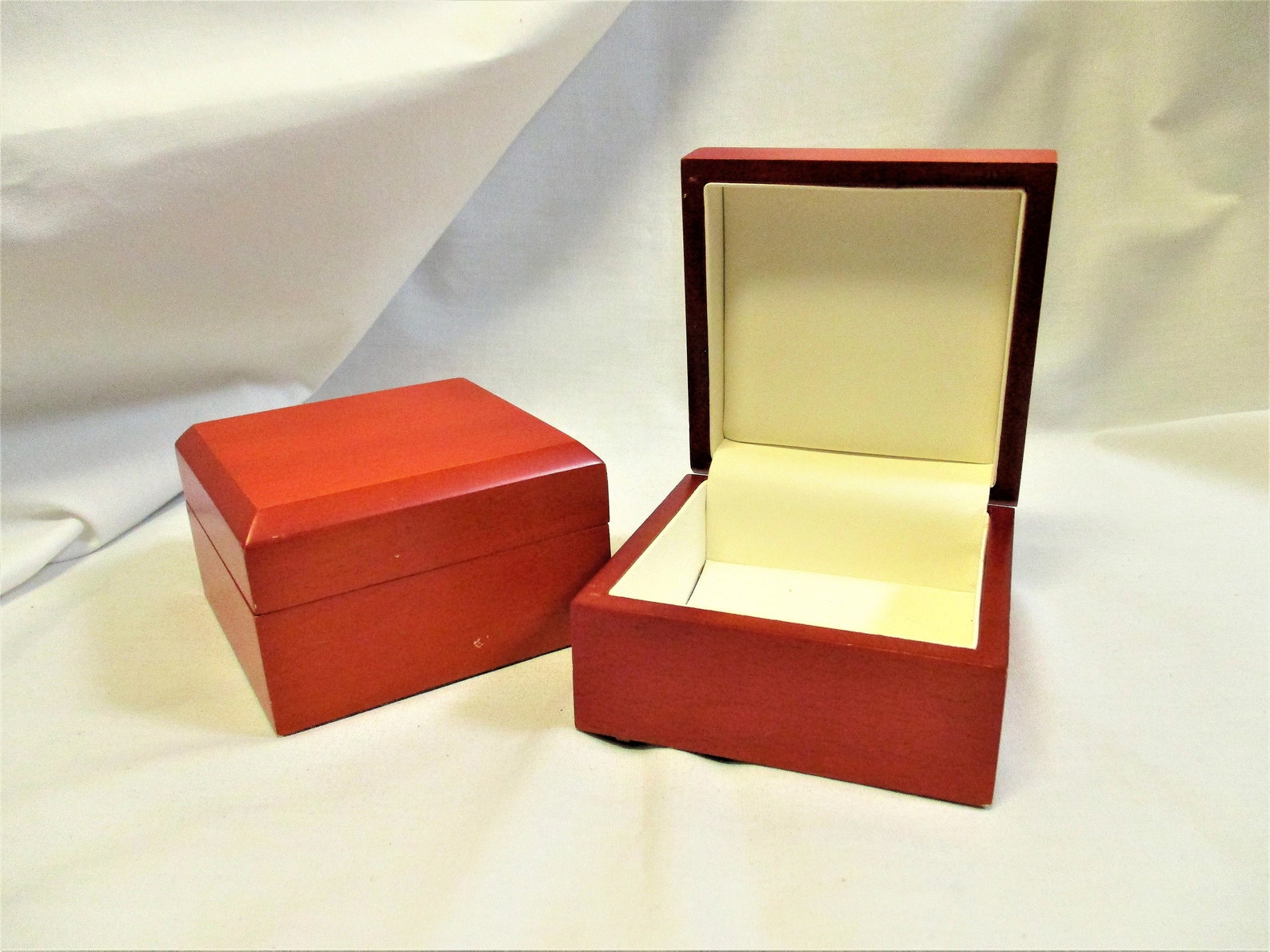 Two Matching Wood Boxes - Etsy