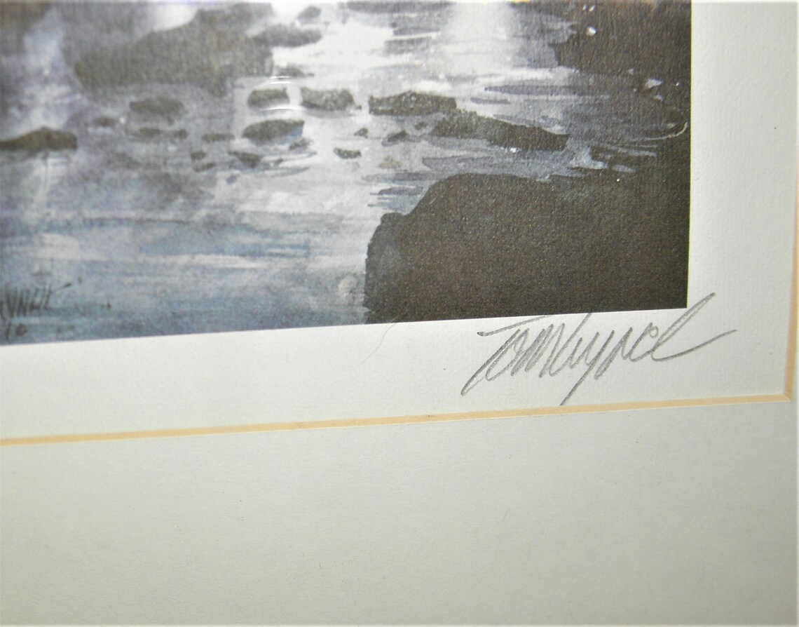Tom Lynch Watercolor Print Signed by Artist - Etsy
