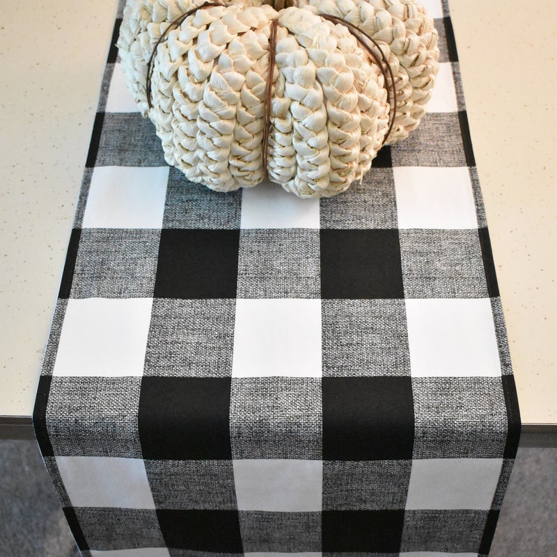 Buffalo Plaid Table Runner - Etsy