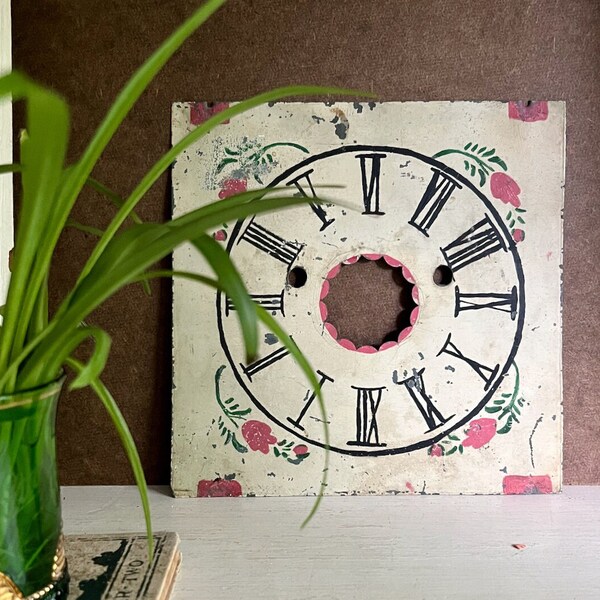 Hand Painted Clock - Etsy