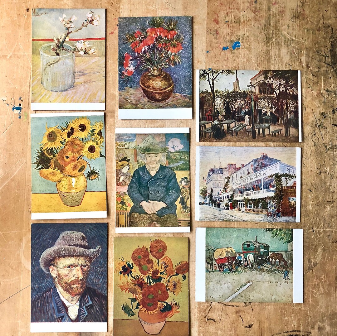 Vincent Van Gogh Postcards, Antique Postcards, Vintage Postcards, Dutch ...