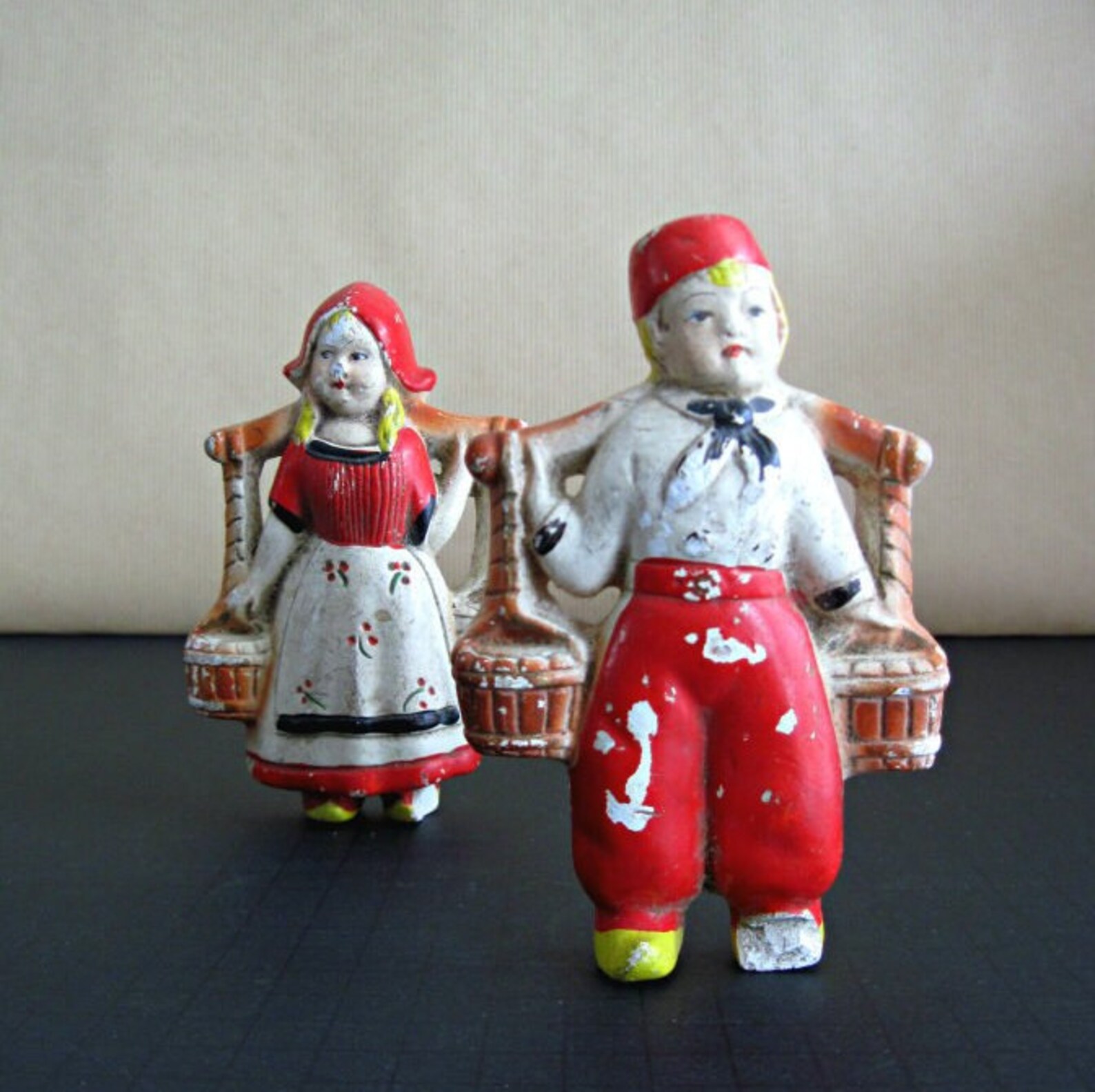 Vintage Chalkware, Chalkware Wall Hanging, Chalk, Plaster Figurine ...