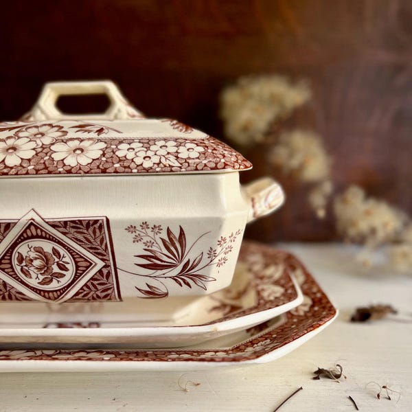 Transferware Platter - Etsy