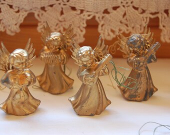 Gold angels | Etsy