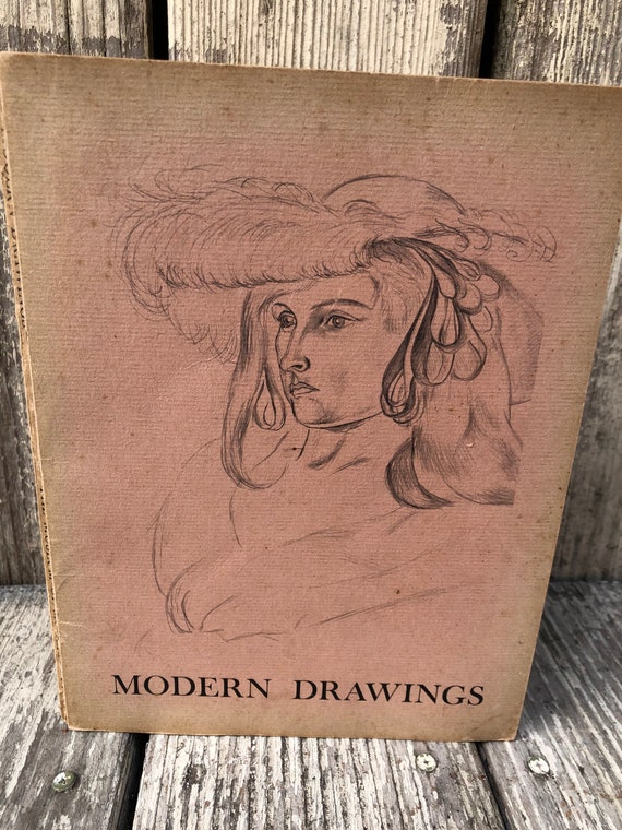 Modern Drawings 1944 Artists Sketches. Vintage Sketches Book | Etsy