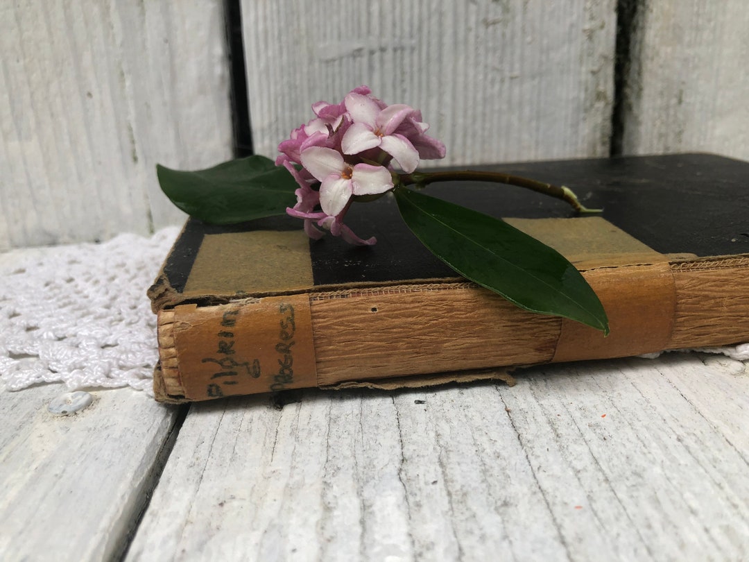 Shabby Pilgrims Promise. 1946 Shabby Book. Shabby Book Decor. Black ...