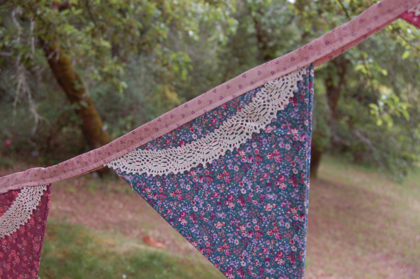 Calico Party Banner Calico Photo Prop Calico Flags Vintage - Etsy