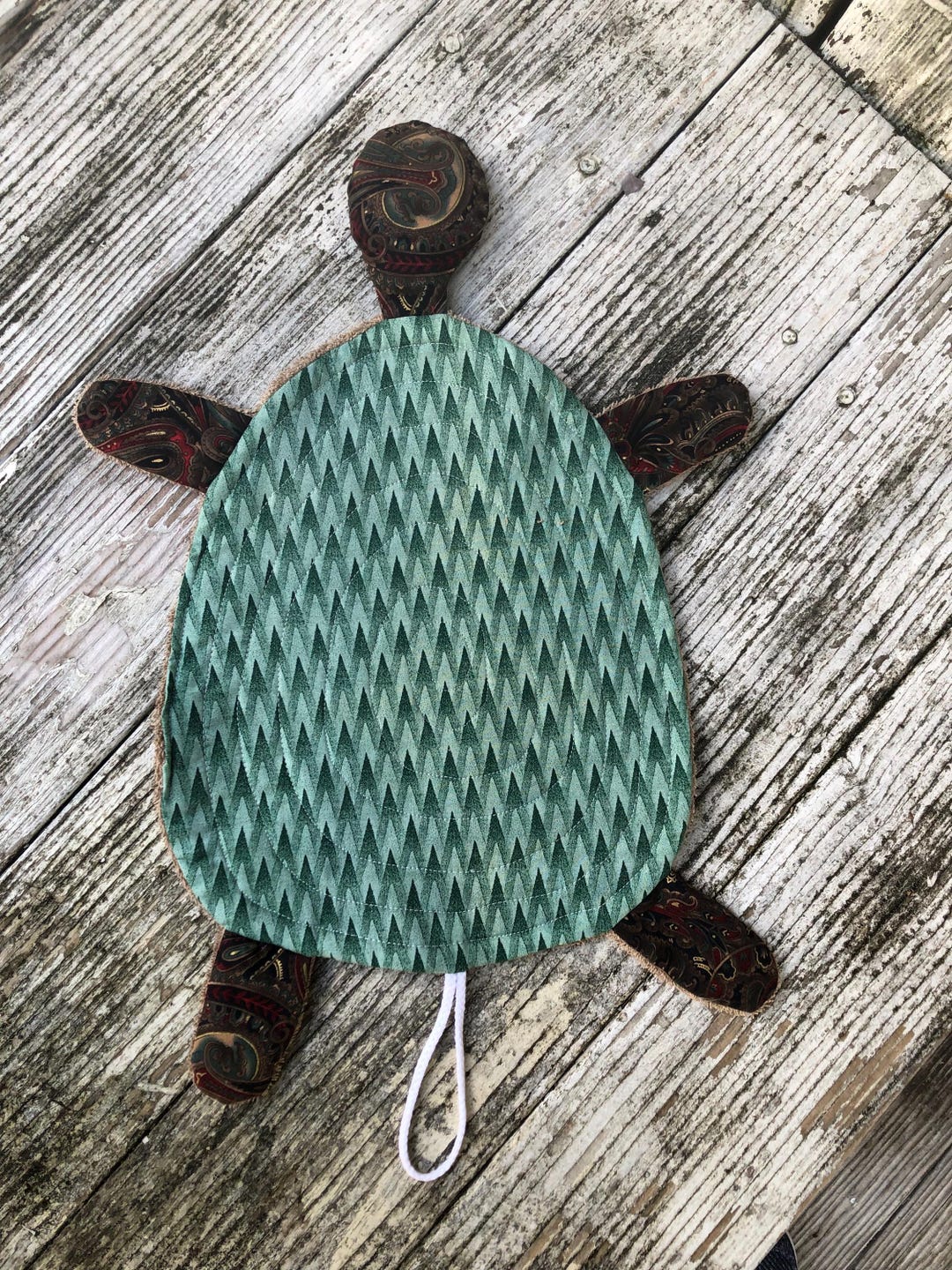 Floor Turtle Foot Mop. Spill Master. Vintage Fabric - Etsy