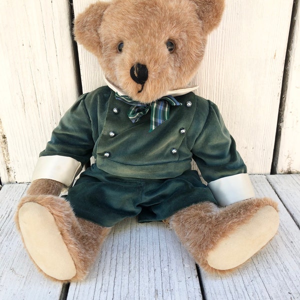 Leather Teddy Bear - Etsy