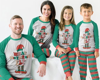 Family Elf Pajamas - Etsy