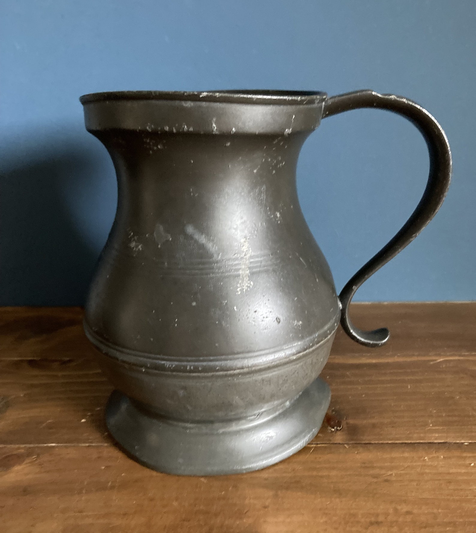 Antique Victorian Pewter Baluster Shaped Quart Tankard C. Late - Etsy UK