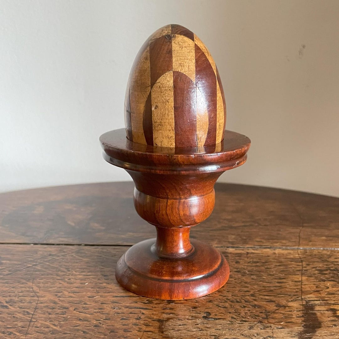 RESERVED- Antique Late Georgian Early Victorian Treen Stick-ware ...