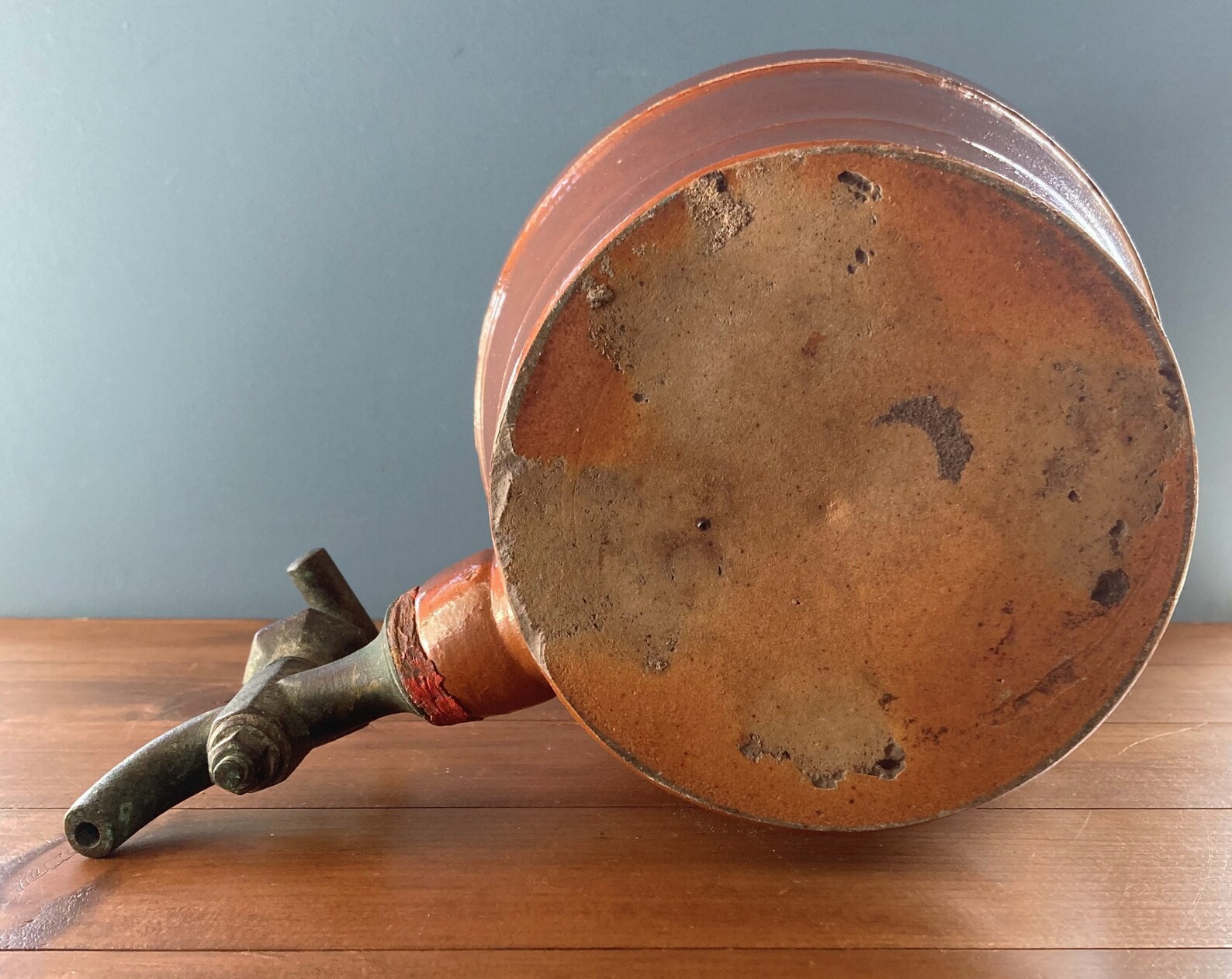 Antique Victorian 10 Pint Salt Glazed Barrel With Brass Tap. | Etsy UK