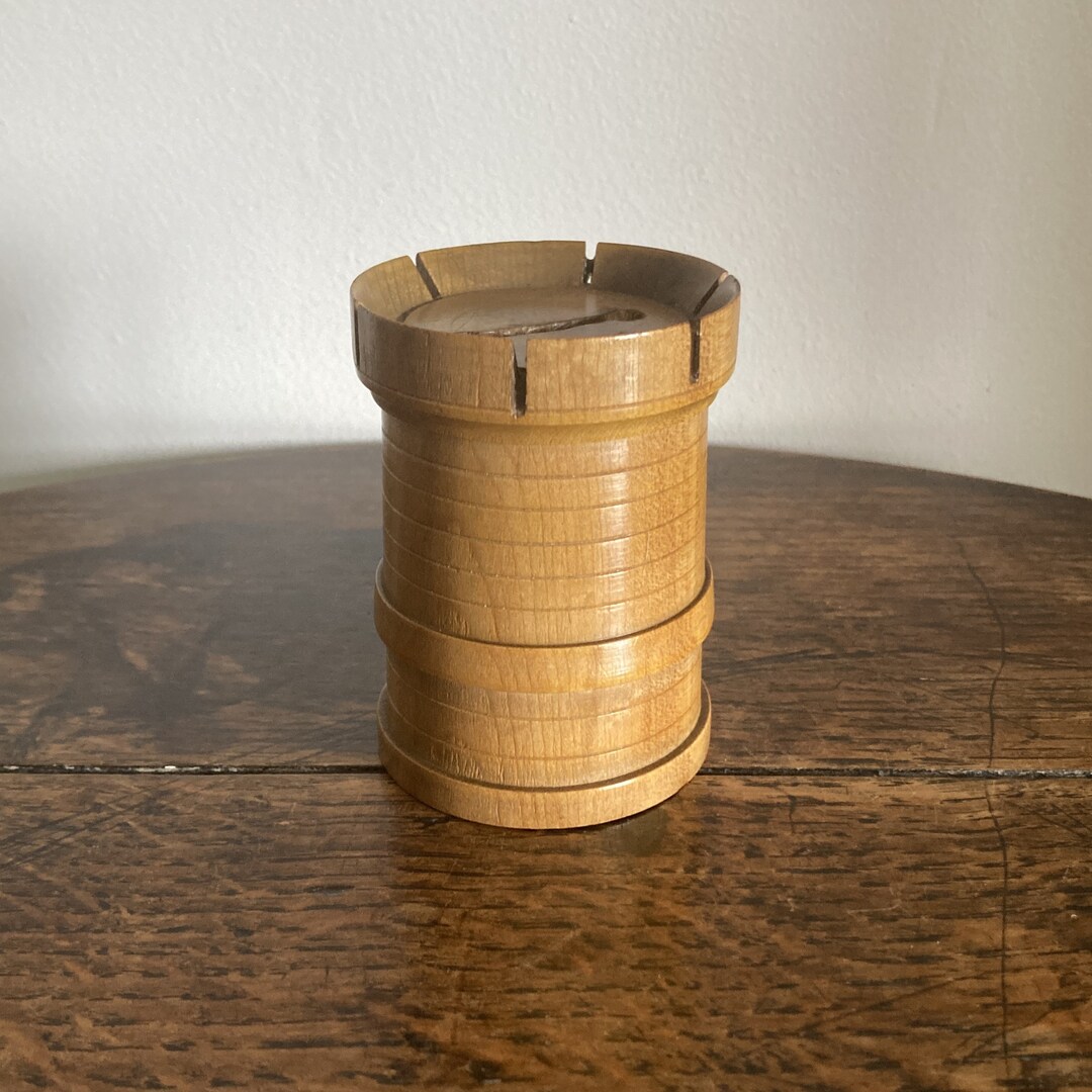 Antique Victorian Treen Castle Money Box C. Late 19th Century - Etsy