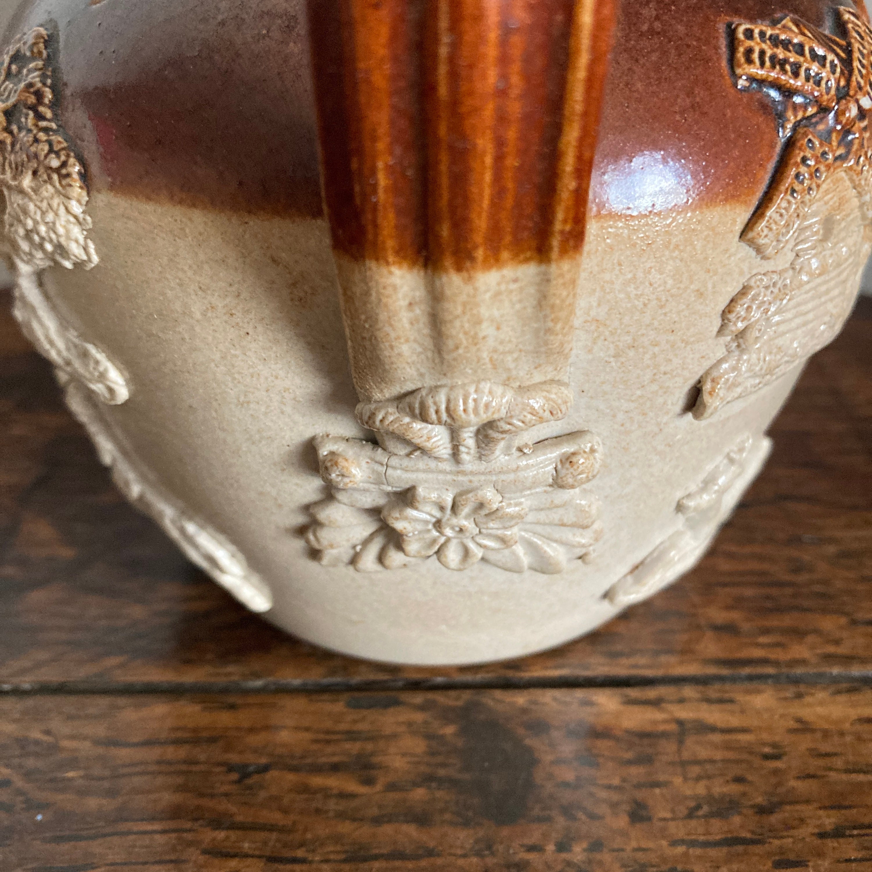 Antique Victorian Doulton 1 Pint Salt Glazed Stoneware Ale Jug. C. Mid ...