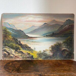 Two Unframed Antique Oil Paintings by George Willis Pryce C. Late 19th ...