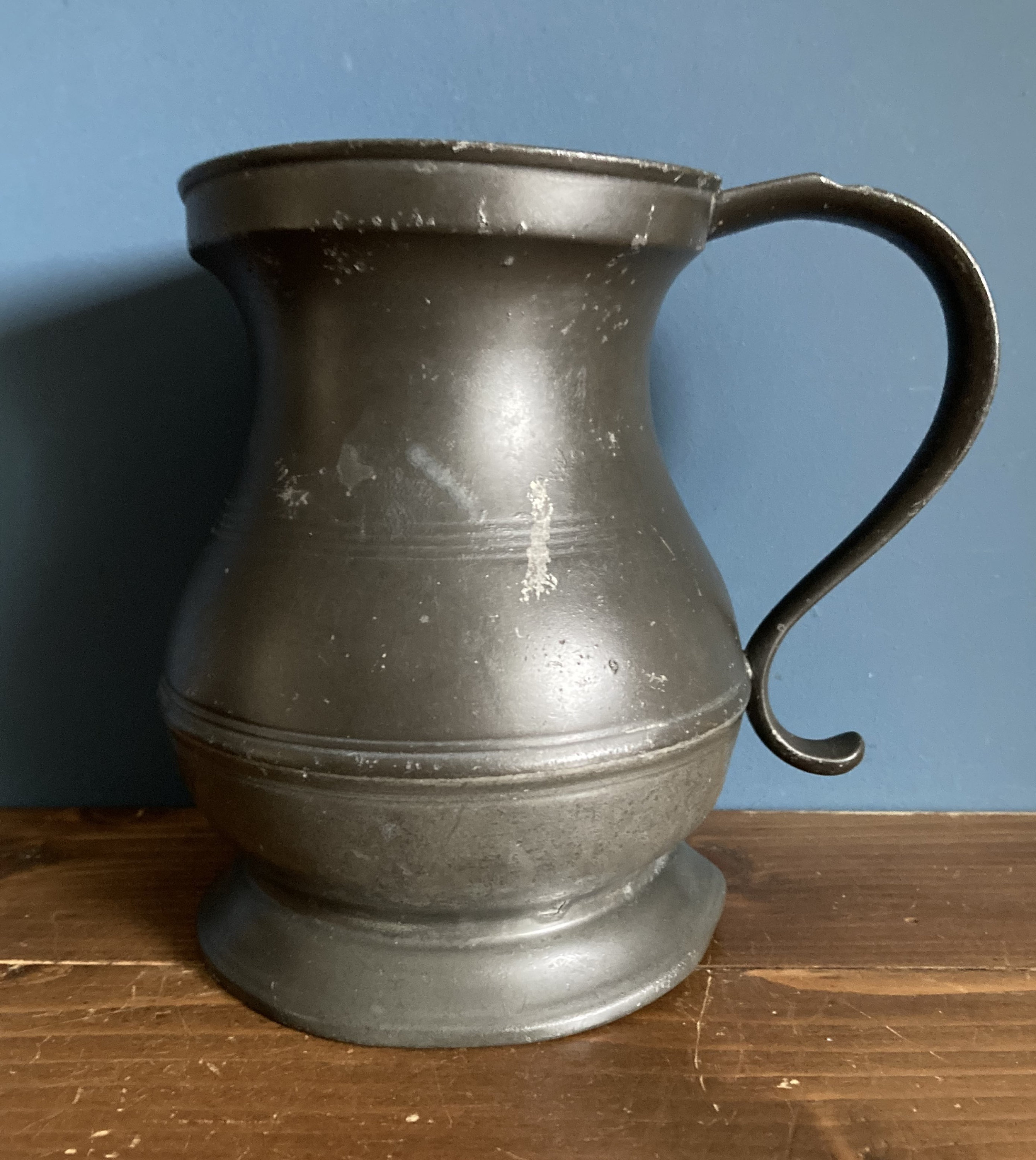 Antique Victorian Pewter Baluster Shaped Quart Tankard C. Late - Etsy UK