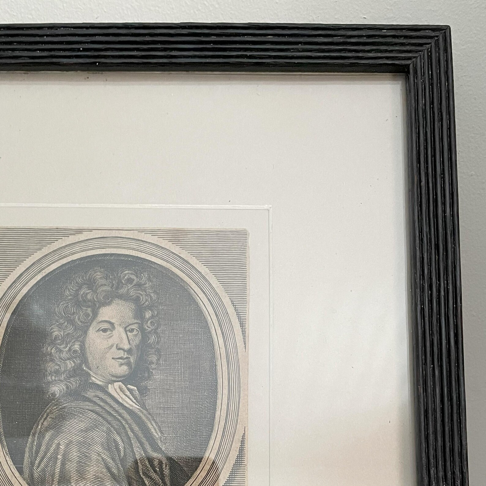 Antique William III Line Engraving of Edward Hatton by Robert White in ...