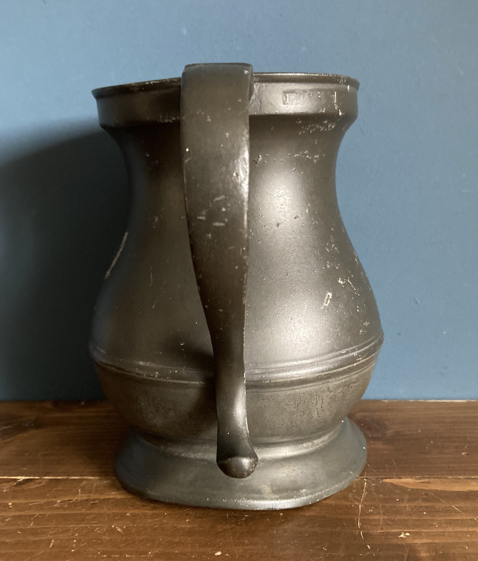 Antique Victorian Pewter Baluster Shaped Quart Tankard C. Late - Etsy UK