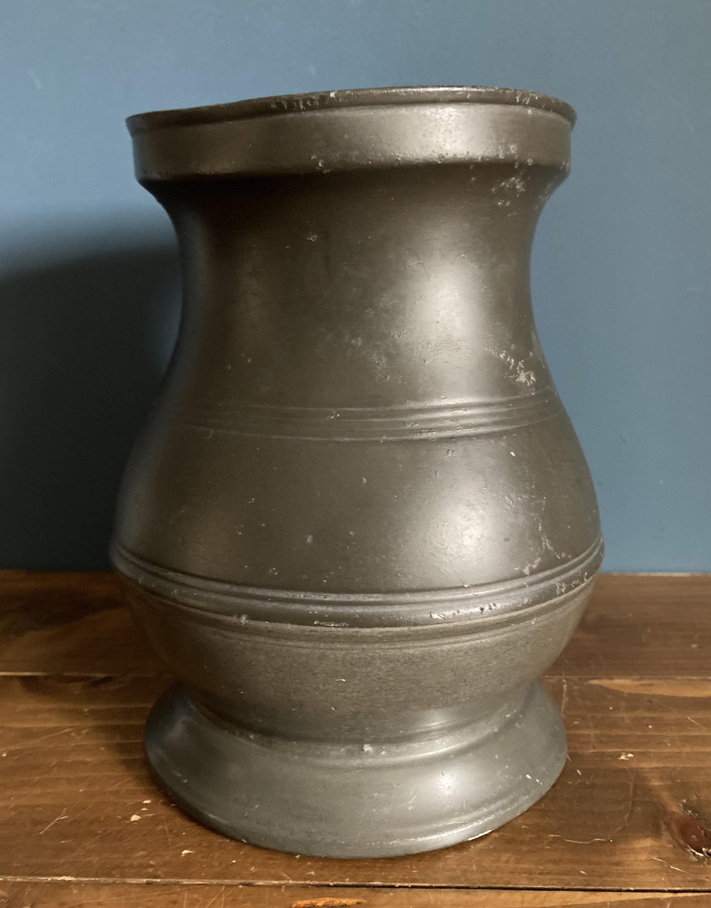 Antique Victorian Pewter Baluster Shaped Quart Tankard C. Late - Etsy UK
