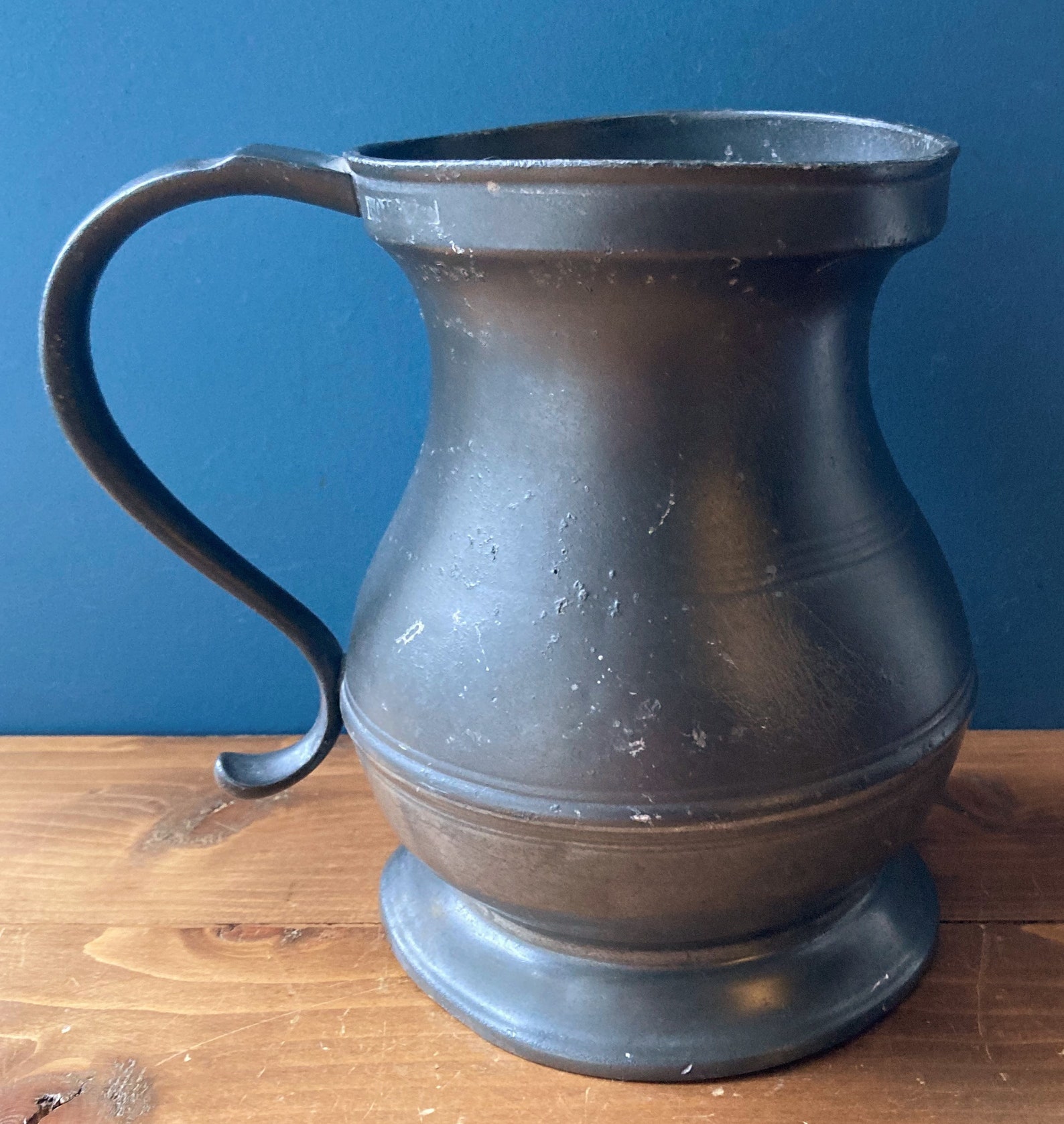 Antique Victorian Pewter Baluster Shaped Quart Tankard C. Late - Etsy UK