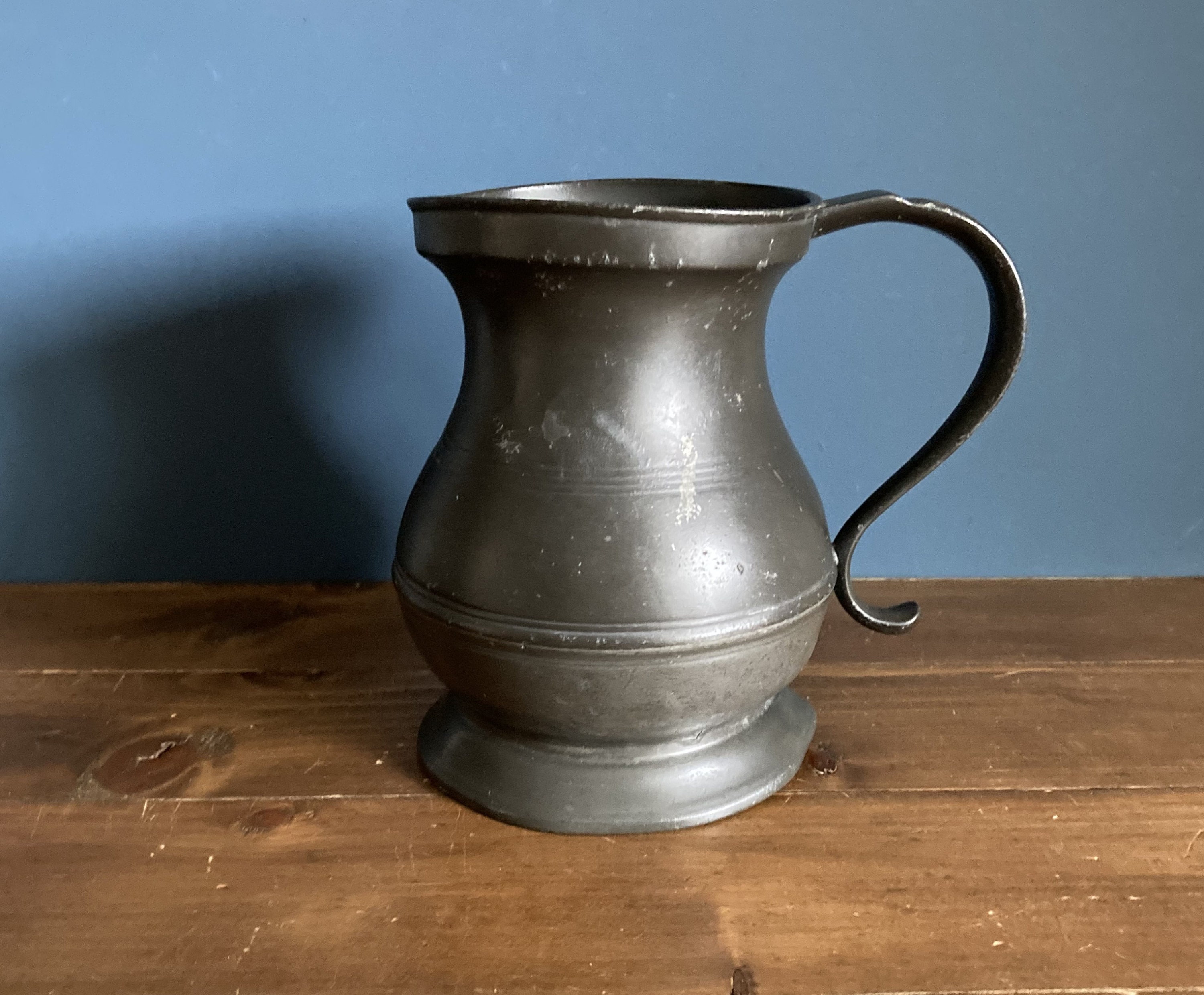 Antique Victorian Pewter Baluster Shaped Quart Tankard C. Late - Etsy UK