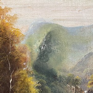 Two Unframed Antique Oil Paintings by George Willis Pryce C. Late 19th ...