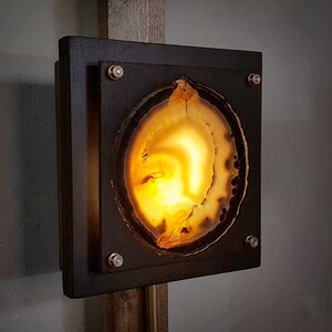 Modern Wall Sconce - the Geode - Etsy