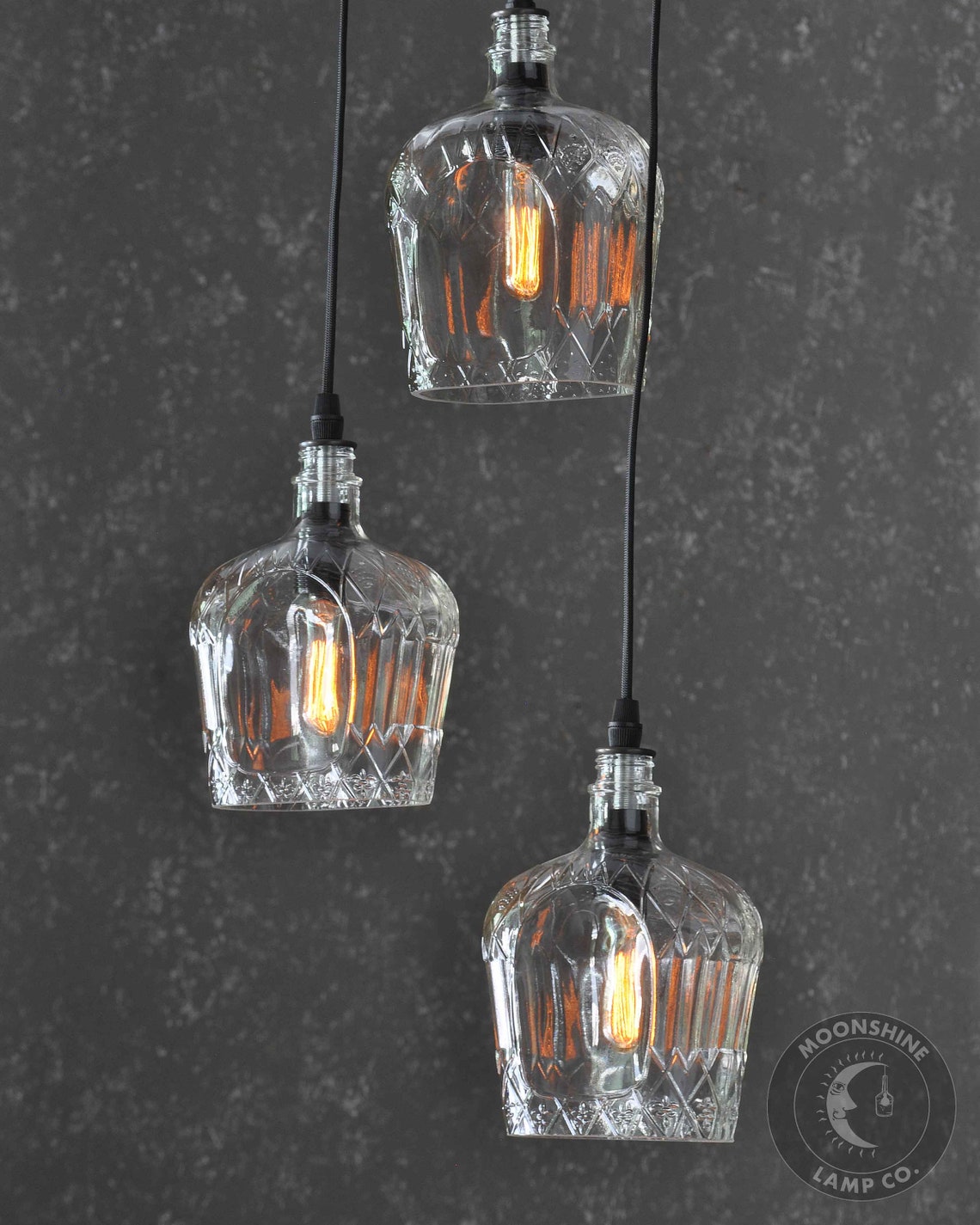 Warehouser 3-light Pulley Light-rustic Light-farmhouse - Etsy