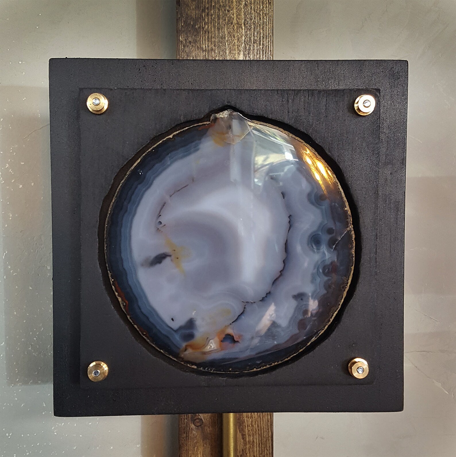 Modern Wall Sconce the Geode - Etsy