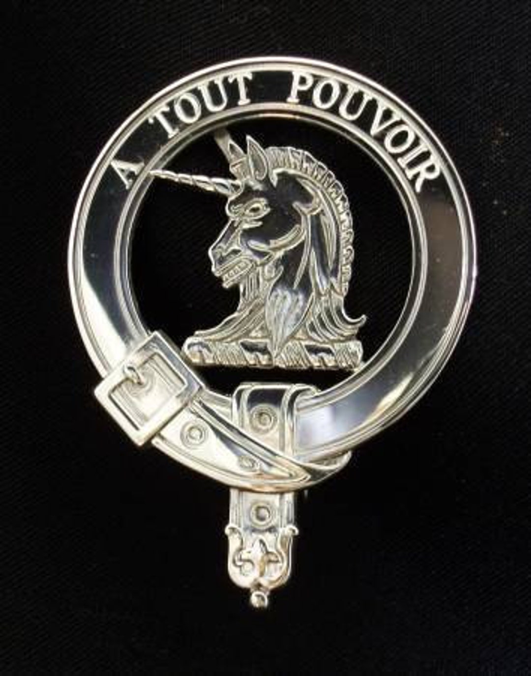 Oliphant Scottish Clan Crest Badge in Solid Sterling Silver - Etsy