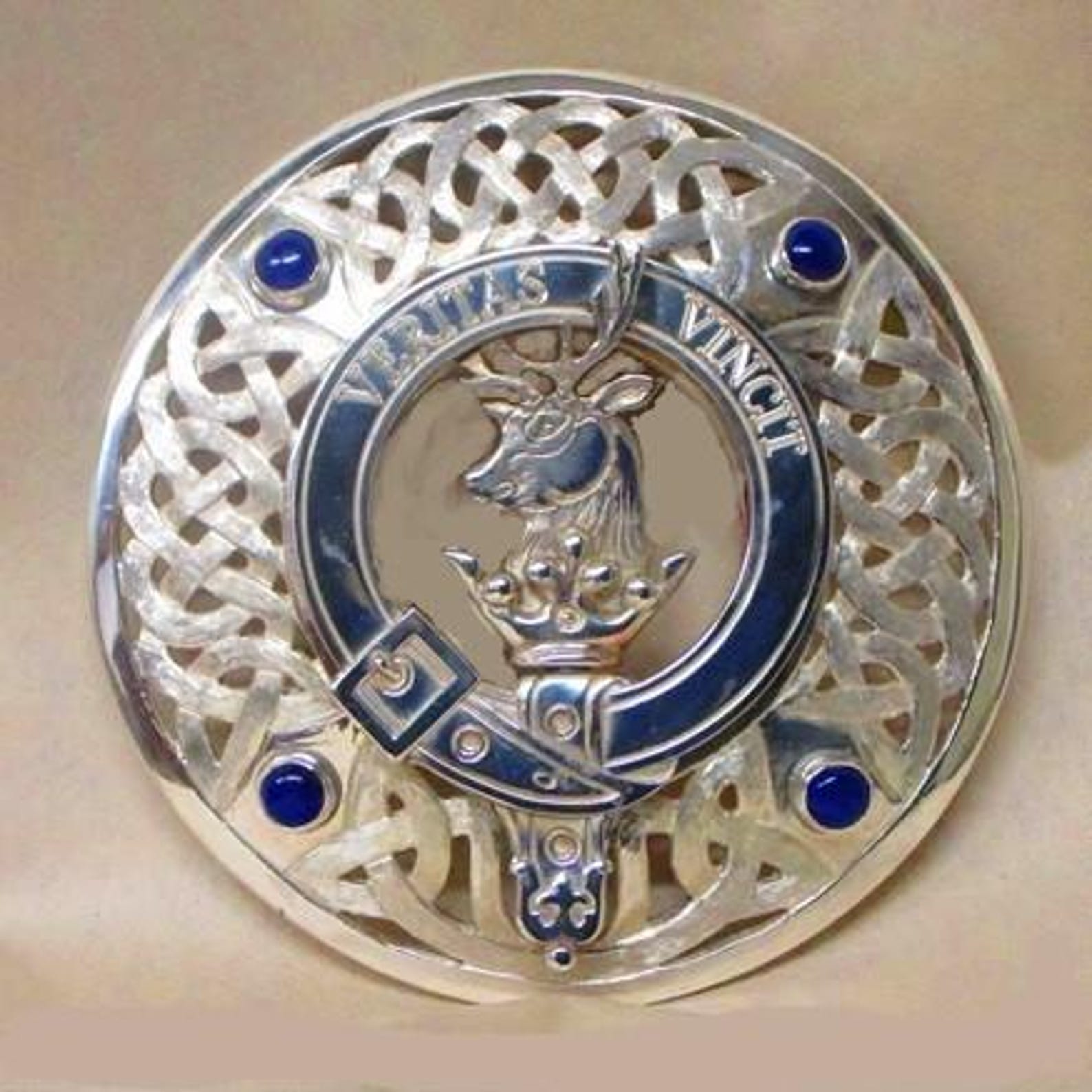 Hamilton Scottish Clan Crest Badge in Solid Sterling - Etsy
