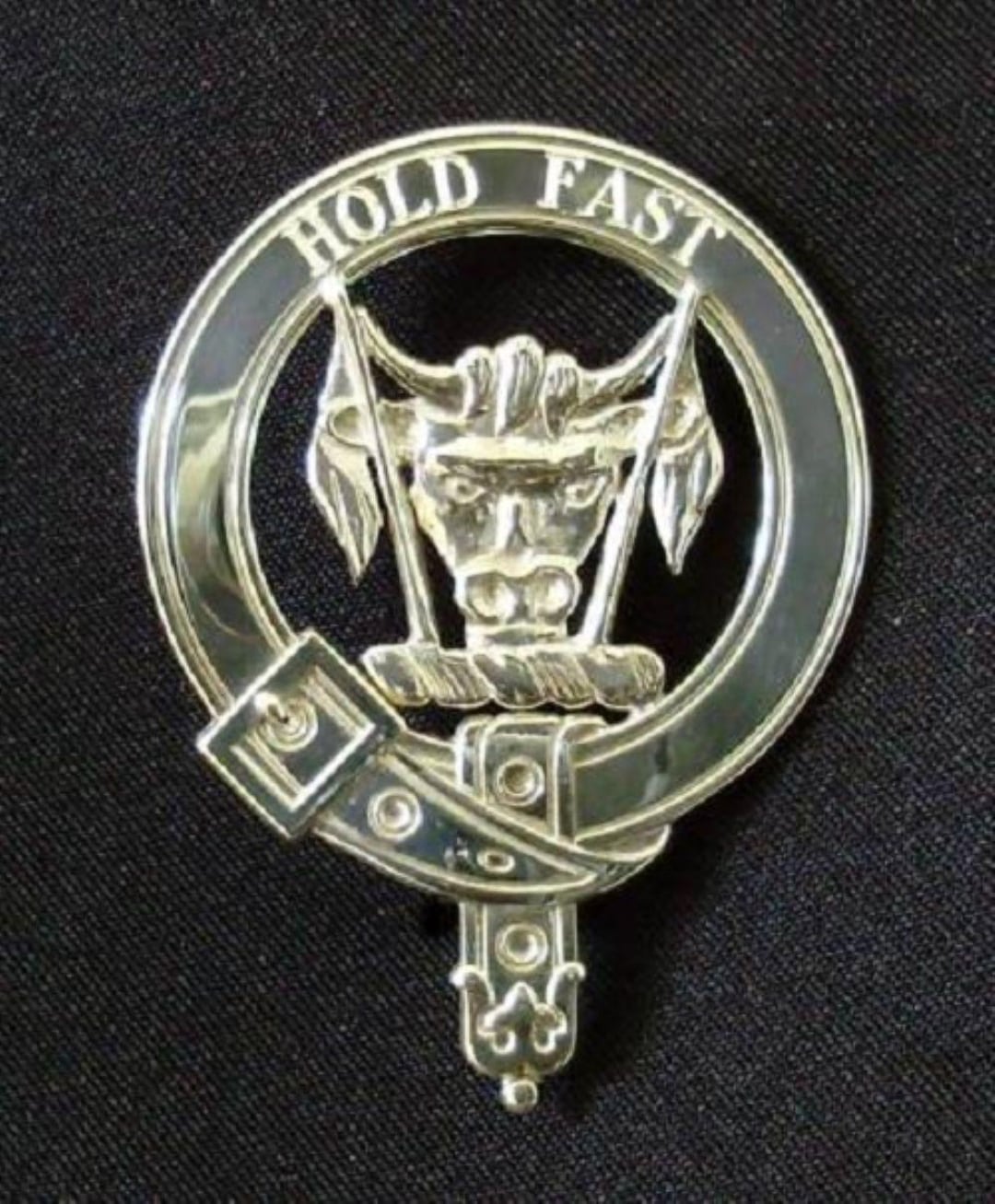 Macleod Scottish Clan Crest Badge in Solid Sterling - Etsy