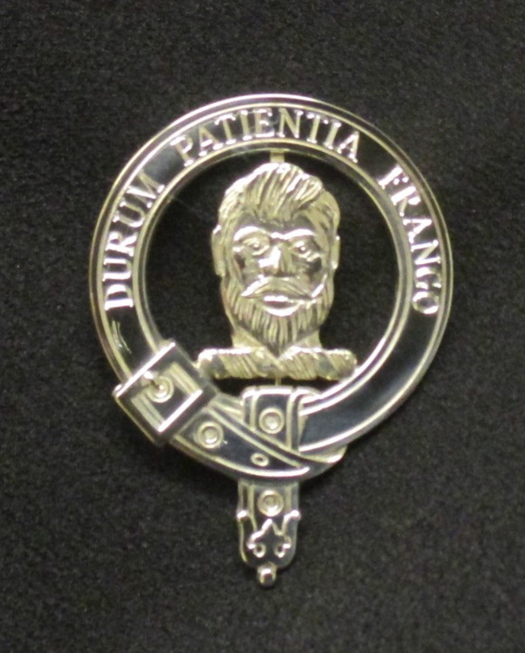 Moore Scottish Clan Crest Badge in Solid Sterling Silver - Etsy