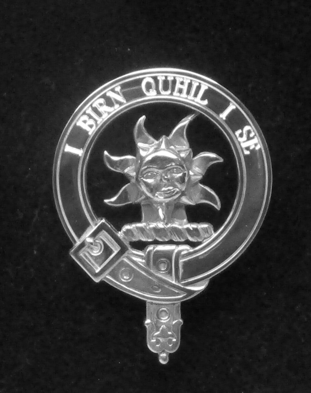 Macleod of Lewis Scottish Clan Crest Badge in Solid Sterling Silver - Etsy