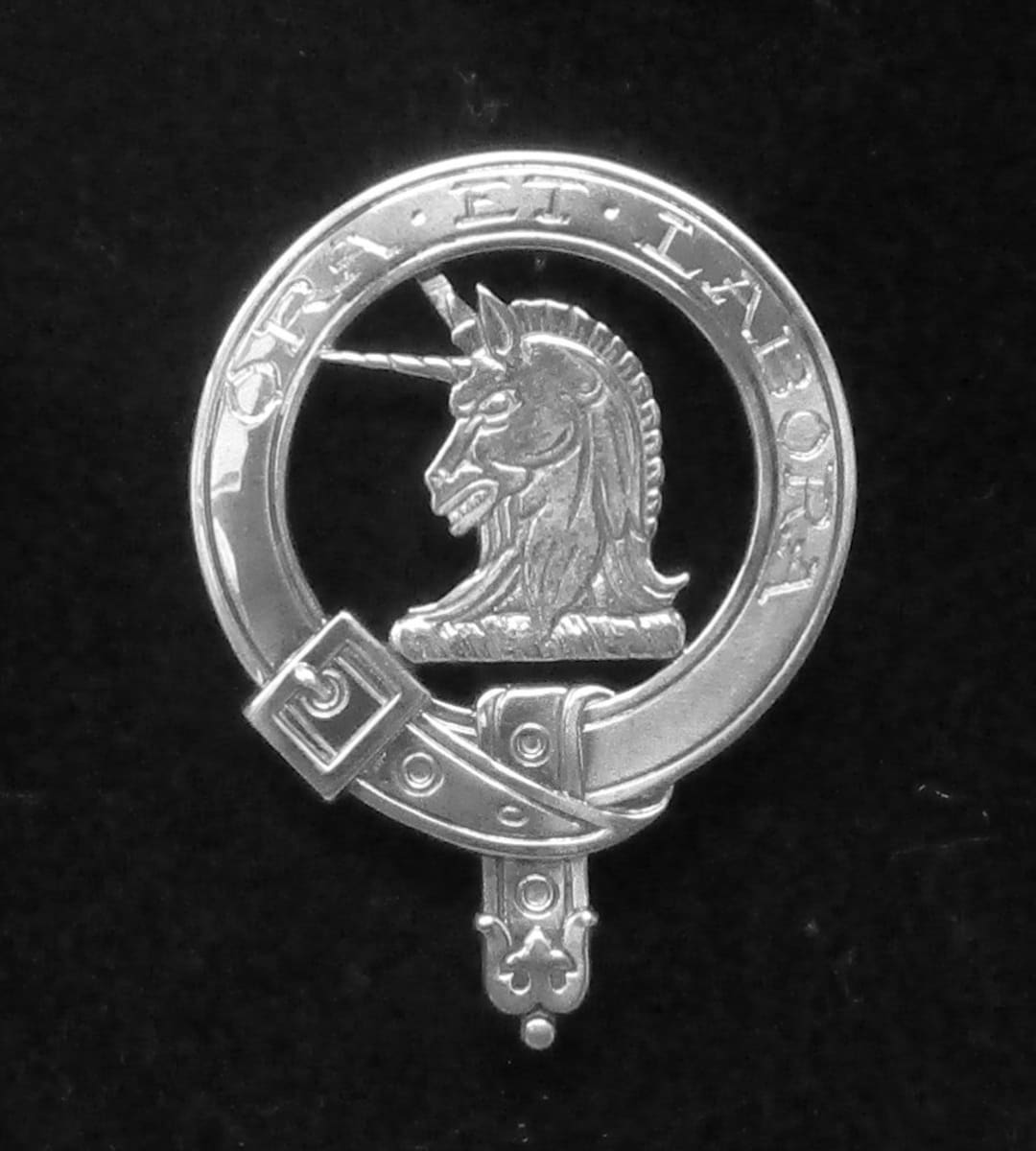 Ramsay Scottish Clan Crest Badge in Solid Sterling Silver - Etsy