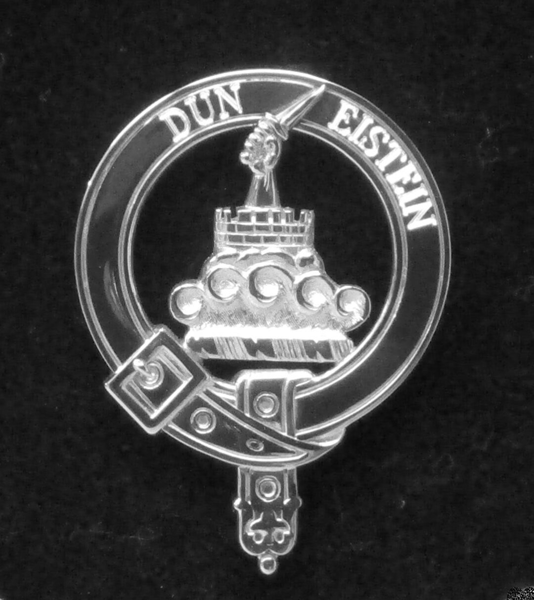 Morrison Scottish Clan Crest Badge in Solid Sterling Silver - Etsy