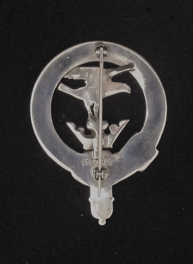 Smith Scottish Clan Crest Badge in Solid Sterling Silver or - Etsy