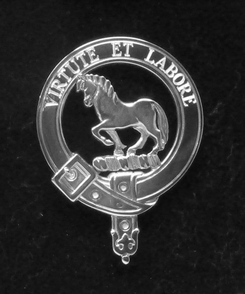 Cochran Scottish Clan Crest Badge in Solid Sterling or 14K - Etsy