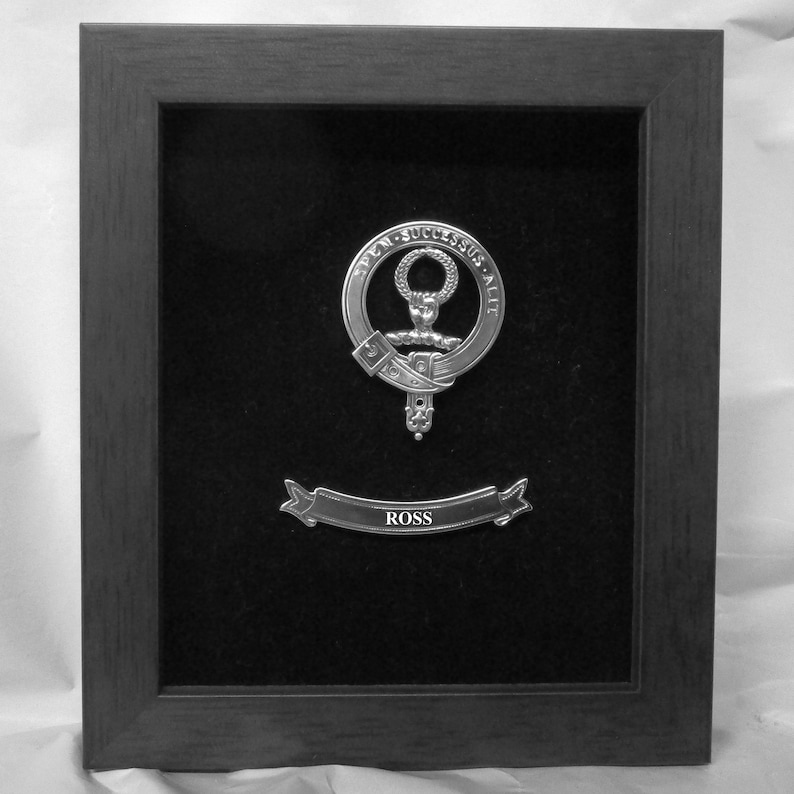 Ross Scottish Clan Crest Badge in Solid Sterling Silver - Etsy