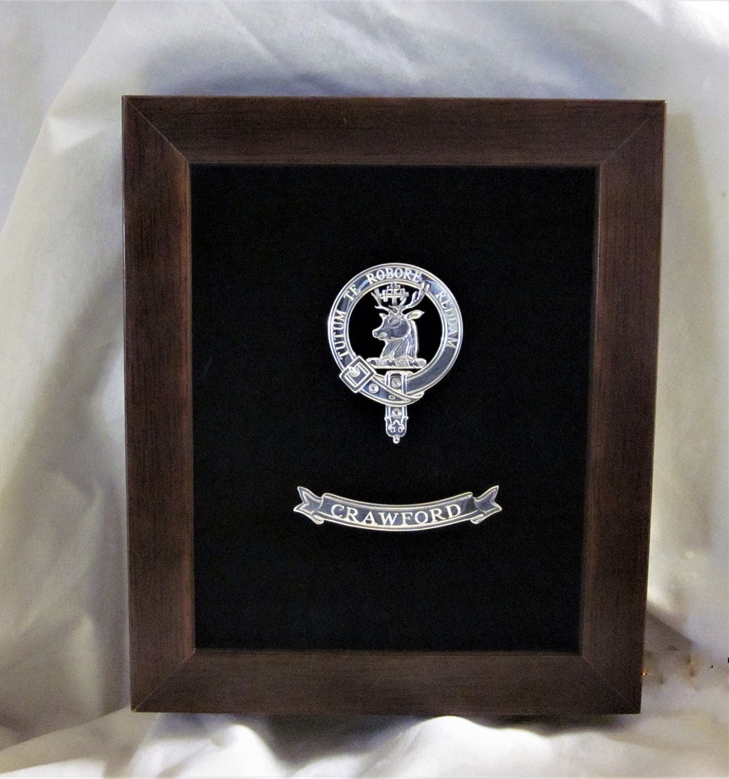 Livingston Scottish Clan Crest Badge in Solid Sterling or 14K - Etsy
