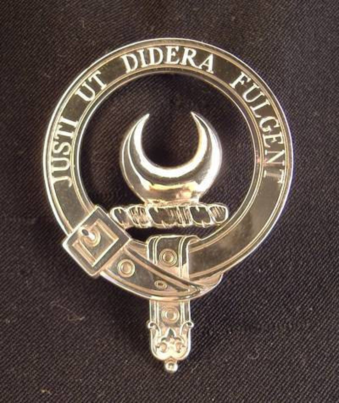 Maccoll Scottish Clan Crest Badge in Solid Sterling or 14K Gold - Etsy