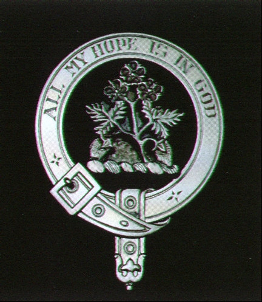 Fraser of Saltoun Scottish Clan Crest Badge in Solid Sterling - Etsy