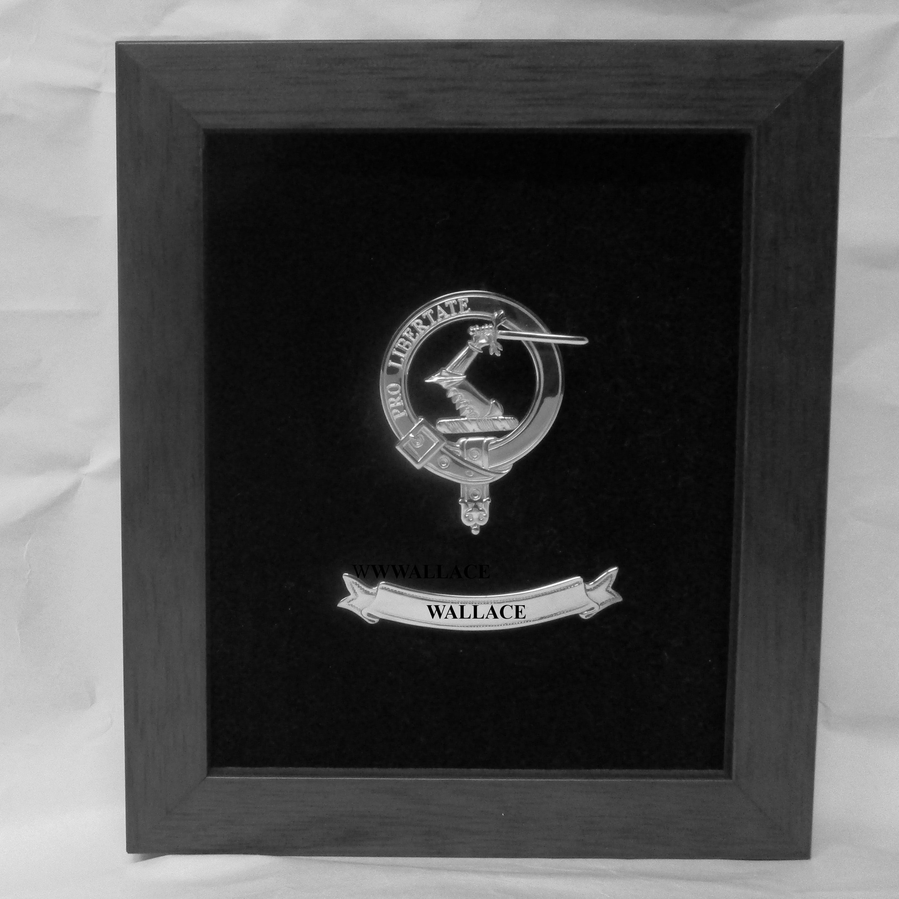 Wallace Scottish Clan Crest Badge in Solid Sterling Silver - Etsy
