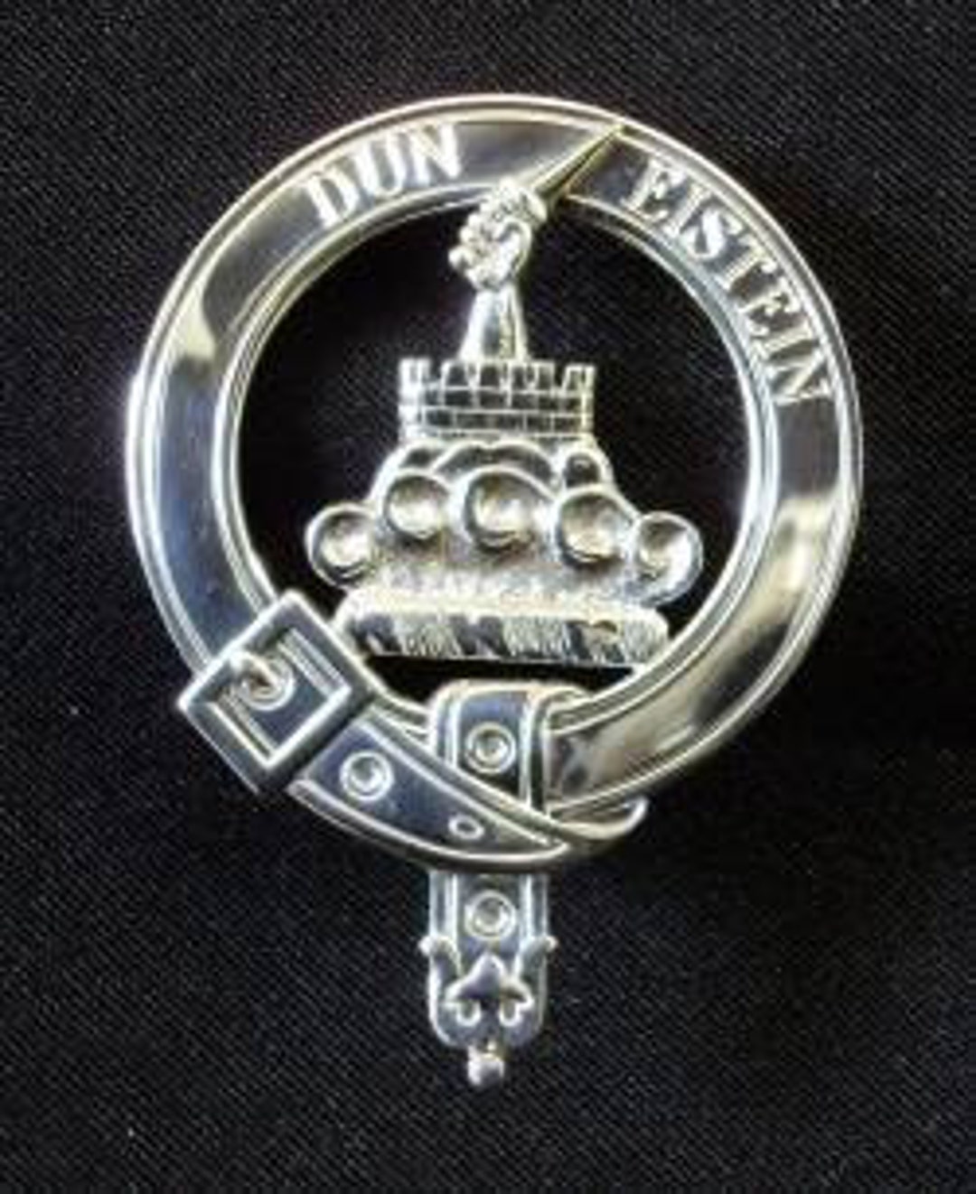 Morrison Scottish Clan Crest Badge in Solid Sterling Silver - Etsy