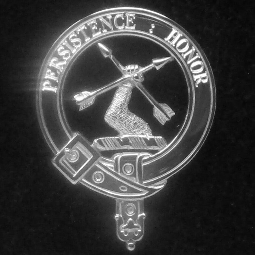 Morgan Scottish Clan Crest Badge in Solid Sterling Silver - Etsy